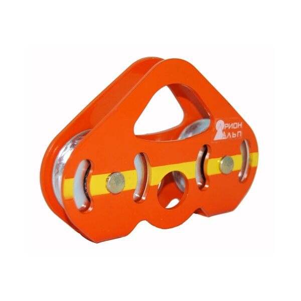 Блоки Двойные и тройные Орион-Альп Блок-ролик двойной с подшипником "Tандем" 0214 стальной