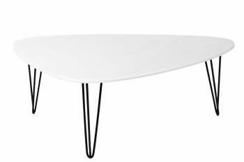 Стол журнальный Калифорния Престон Белый бетон Размеры: Высота 446мм Глубина 700мм Ширина 1200мм