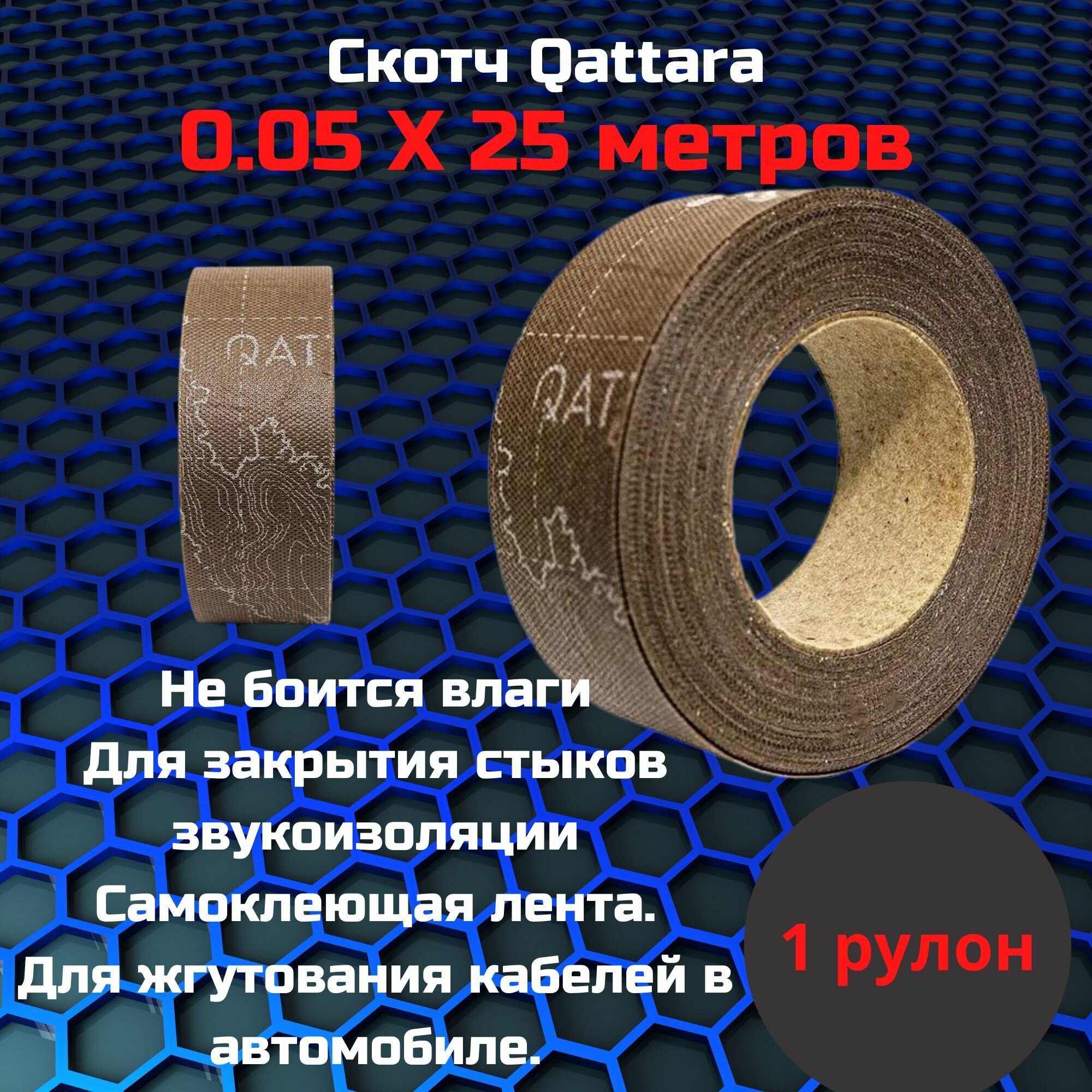 Скотч Qattara 0,05х25 м