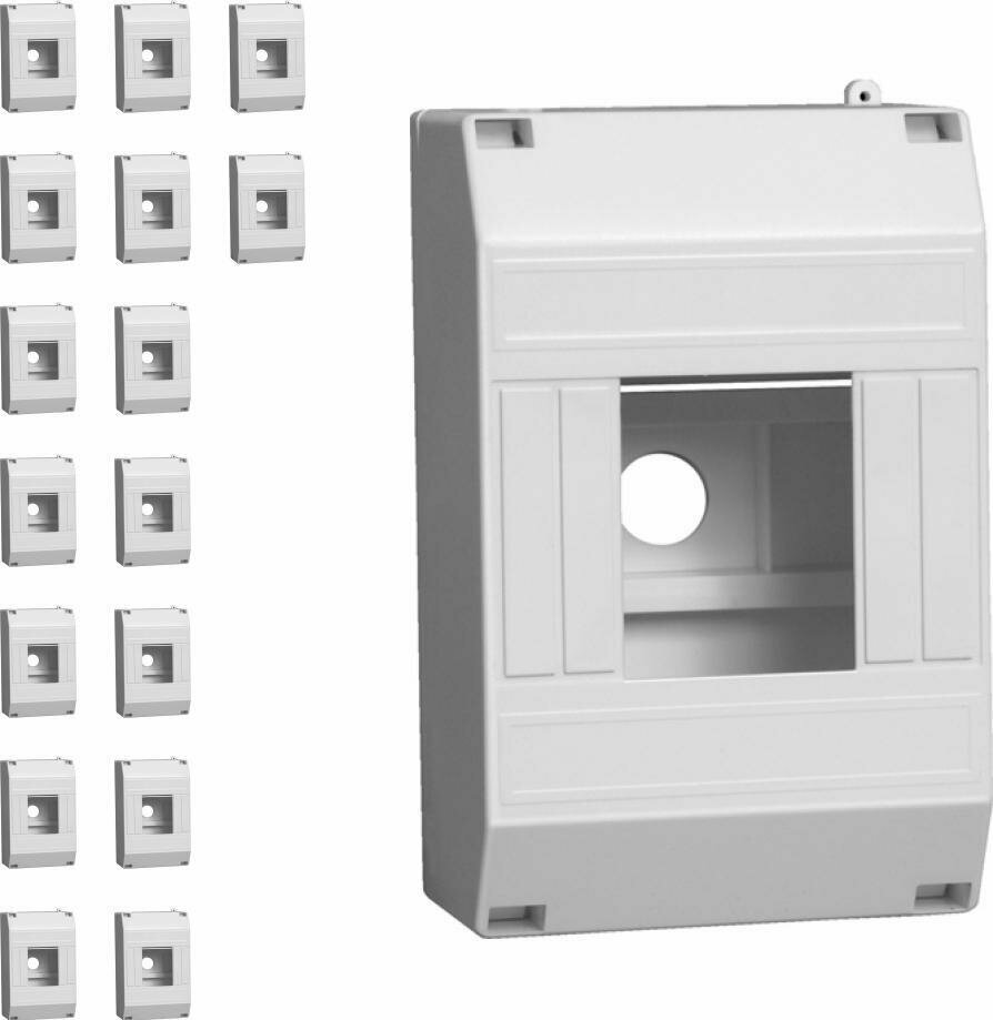 Бокс навесной IEK КМПн 4 модуля IP20 (комплект из 16 шт)