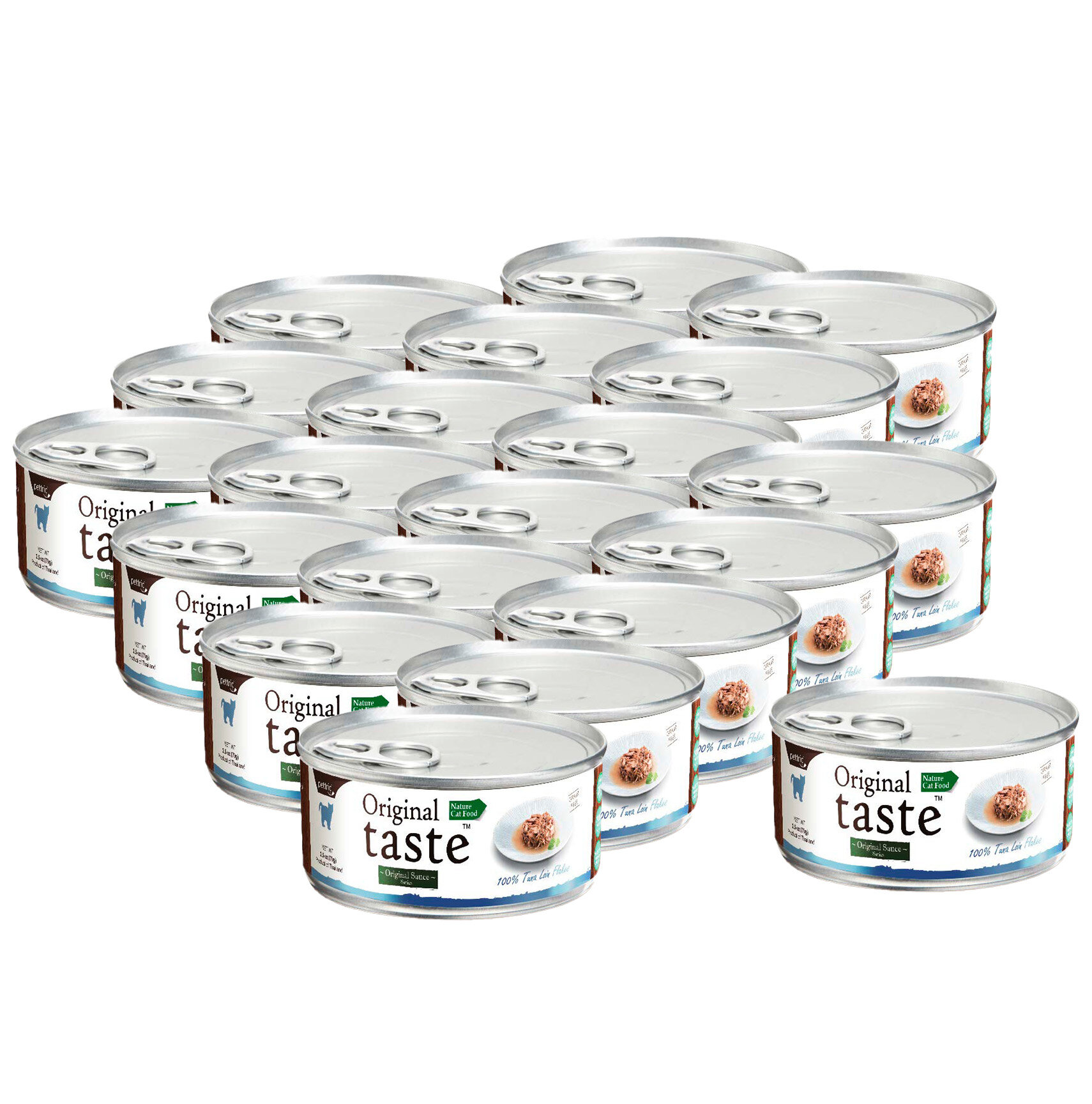 Pettric Original Taste влажный корм для кошек с тунцом в соусе - 70 г x 20 шт.