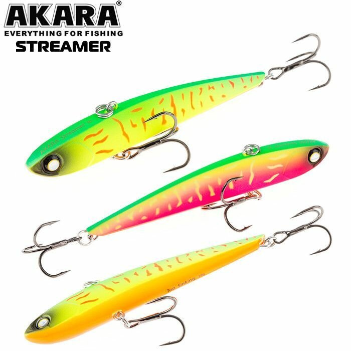 Воблер Akara раттлин (Vib) Streamer 90мм 19гр. A207/161