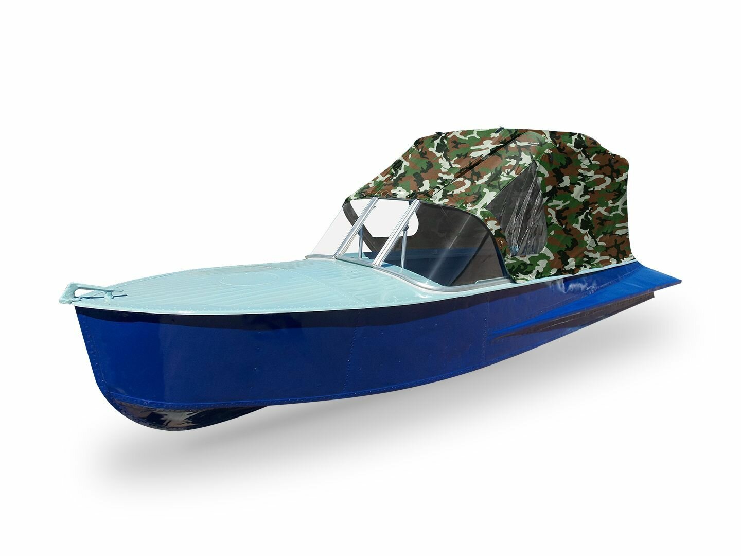 Казанка-1. Стекло с калиткой, тент, дуги, крепление. Комплект