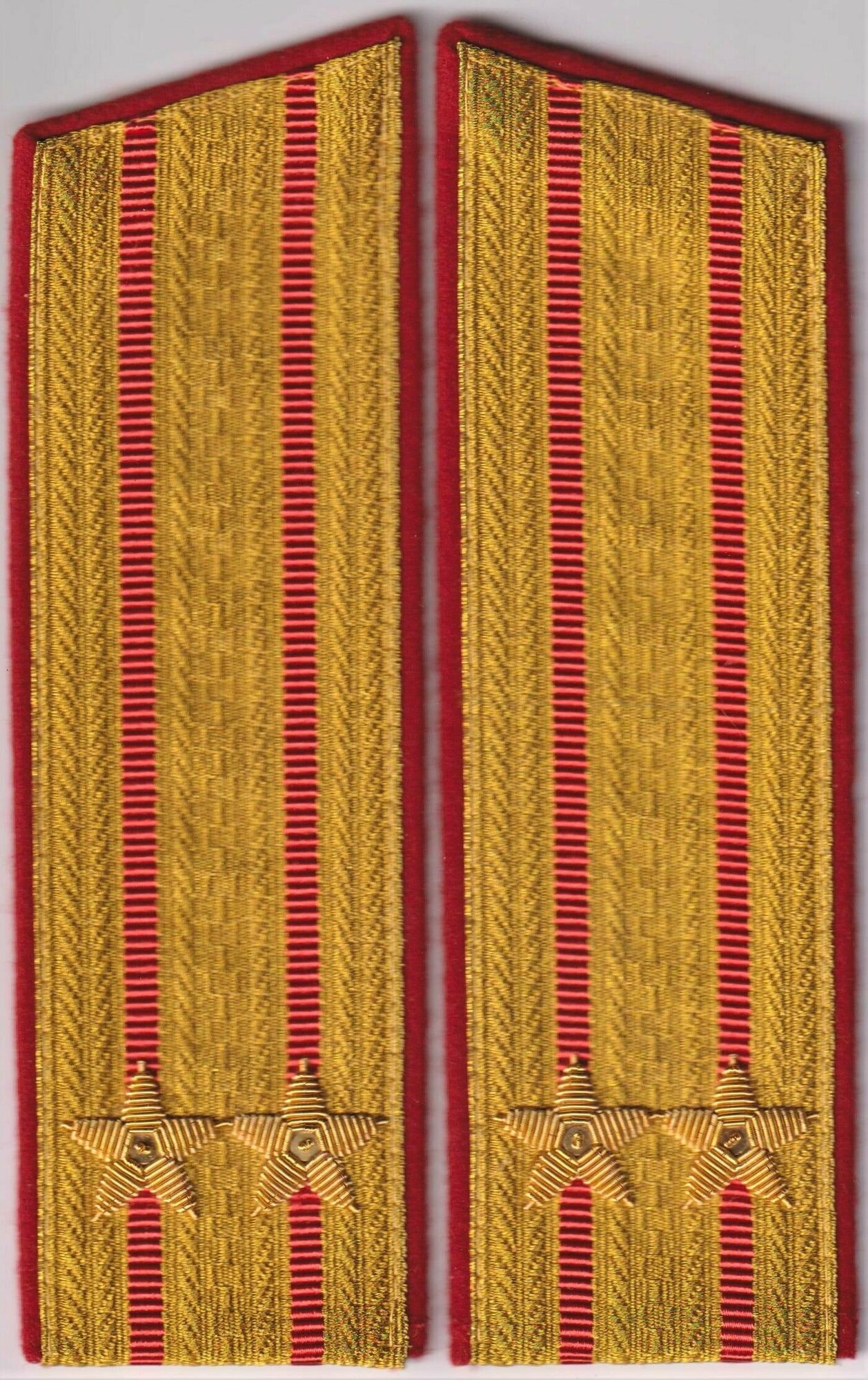 Погоны ОВ парадные со скосом, подполковник