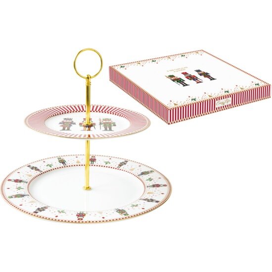 Ваза Easy Life двухъярусная "Щелкунчик" 27см EL-R1105/NUTC