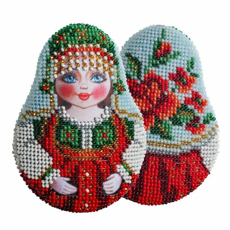Набор для вышивания Радуга бисера #В-552 Барыня, Вышивка бисером, 8 х 10 см