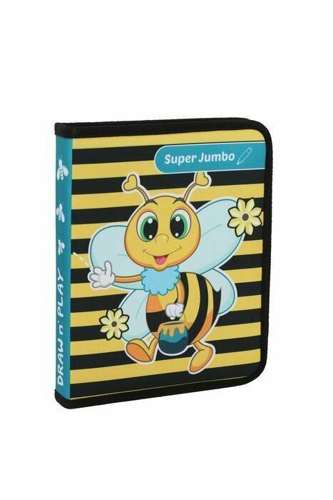 Пенал-книжка с наполнением Пчелиный мёд 180x225x30мм TIGER