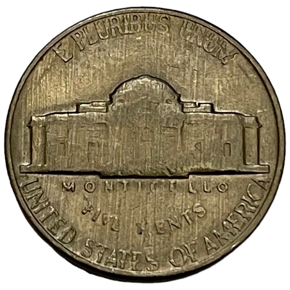 США 5 центов 1969 г. (Nickel, Джефферсон) (D)