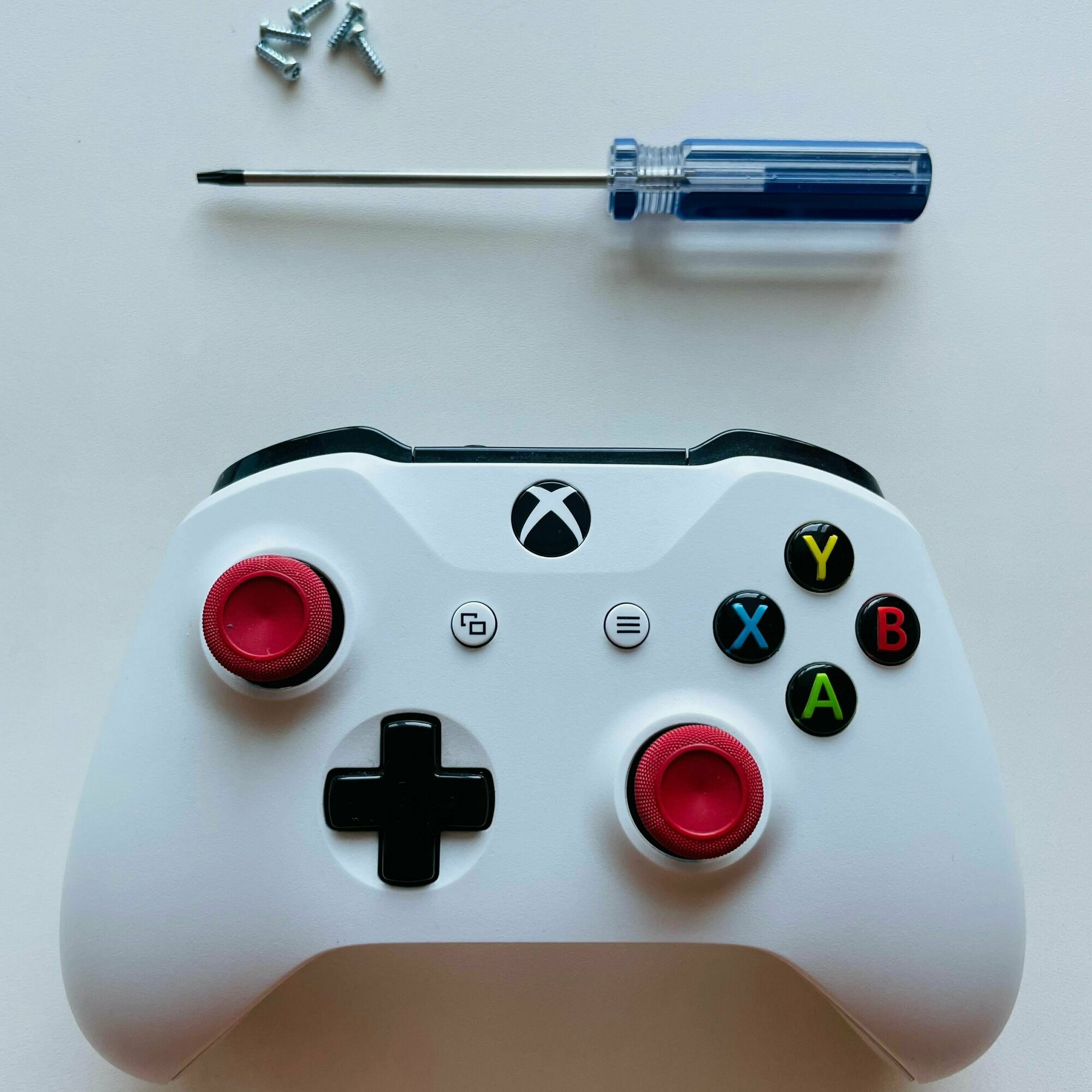 Аналоговые стики для Xbox One/S/X/Series S/X, бордово-красные, 2 шт — фото 1