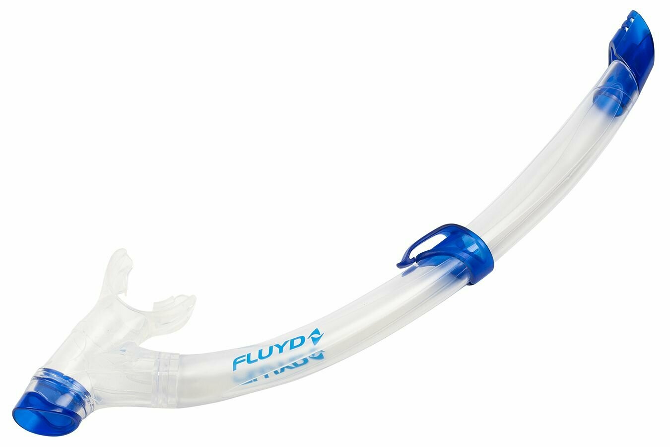 Трубка для плавания с нижним клапаном Salvimar TIME SPLASH синяя