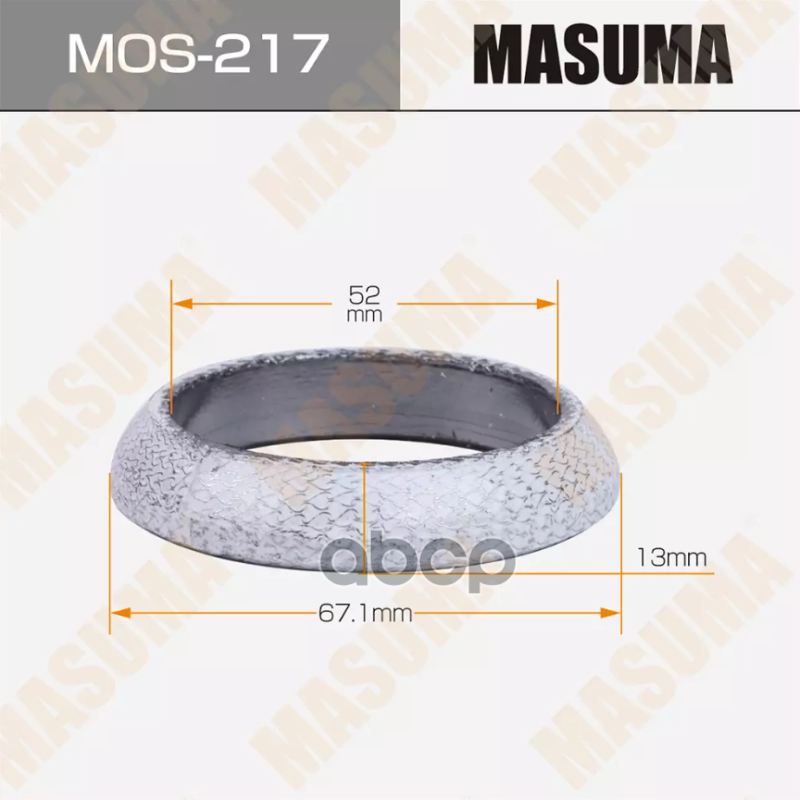 Кольцо глушителя 52 x 671 Masuma арт. MOS217