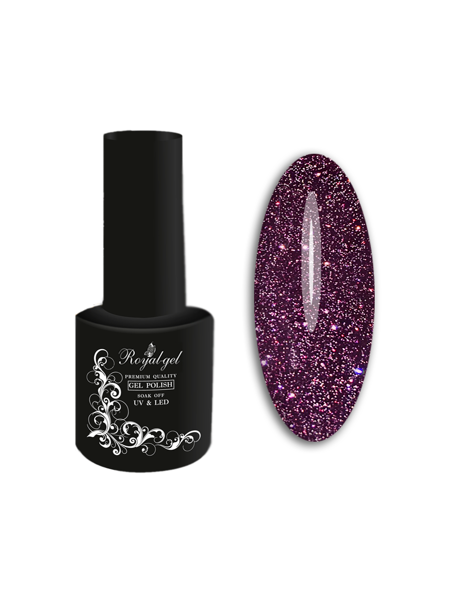 Гель лак Royal-gel "Ночной бриллиант" 5 мл. NDG46