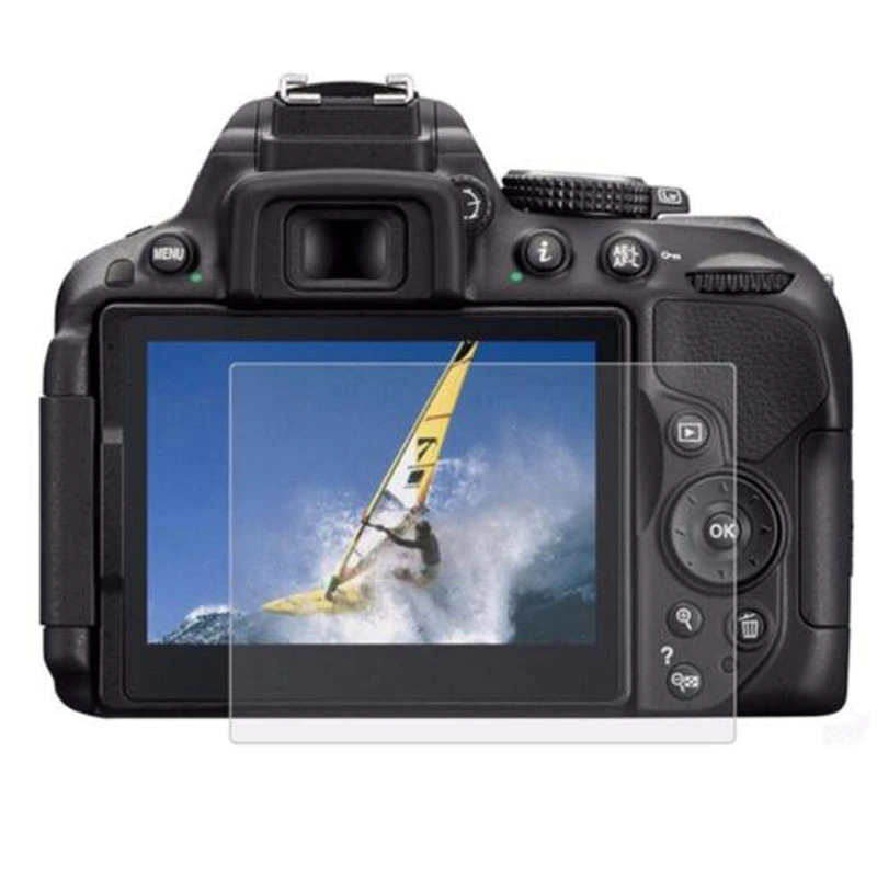 Защитное закалённое противоударное стекло MyPads для фотоаппарата Nikon D3000 Body/D3100/D5000 из качественного японского материала премиум-класса .