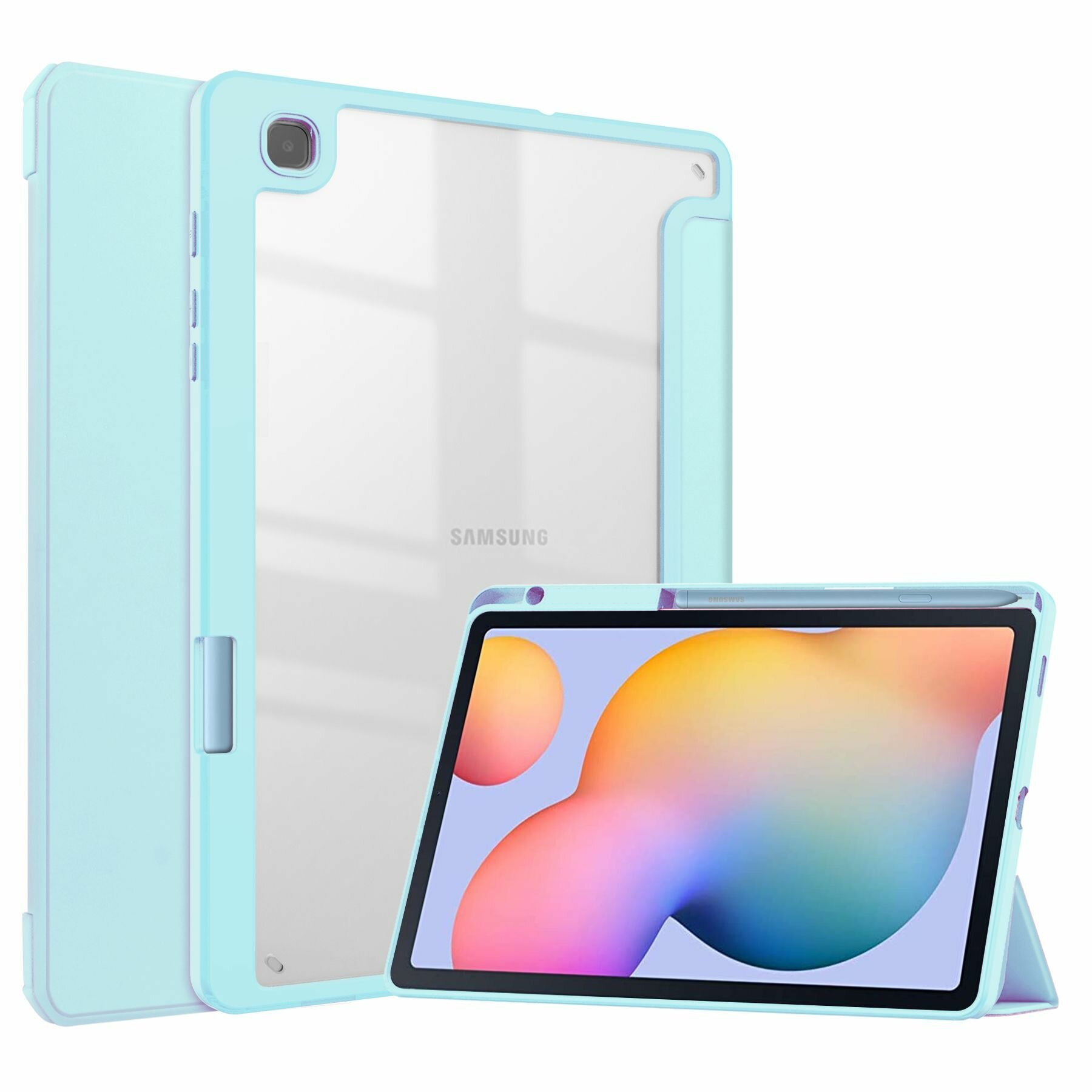 Чехол MyPads для Samsung Galaxy Tab S6 Lite 2022 2020 10.4' (P610, P615, P619) с местом для стилуса