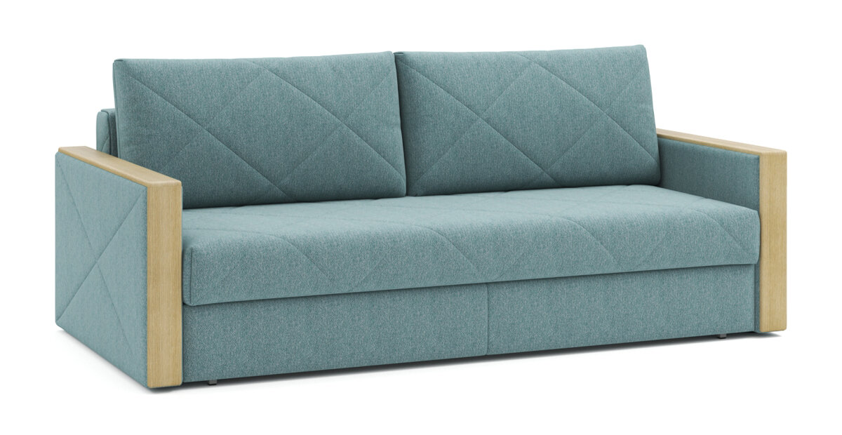 Прямой диван Цвет Диванов Мюнхен NEXT 22 декор дуб каньон 222 прямой Мятный