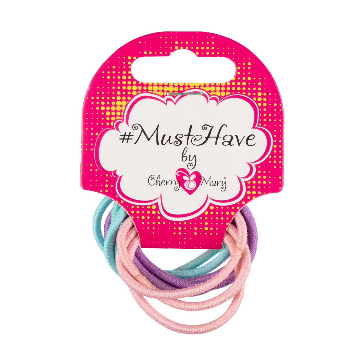 CHERRY MARY T/R6215-XF93 Набор резинок для волос 9 шт №01 мягкие эластичные резинки