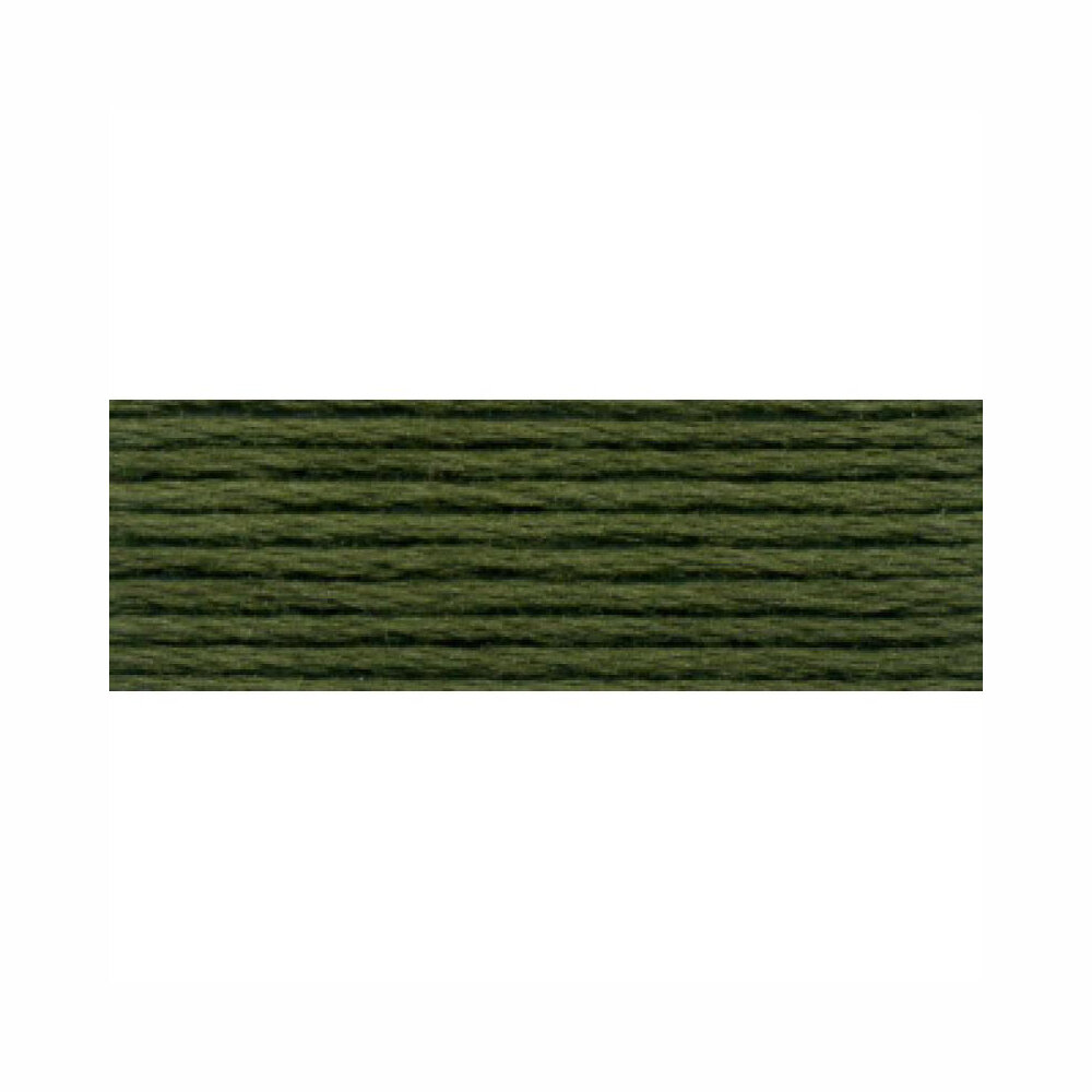 Мулине "DMC" 100% хлопок 8 м №3051 хаки