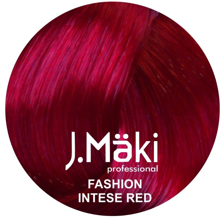 J.maki краска для волос 60 мл fashion intense red