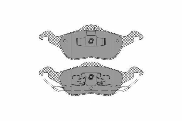 Колодки тормозные SCT SP237
