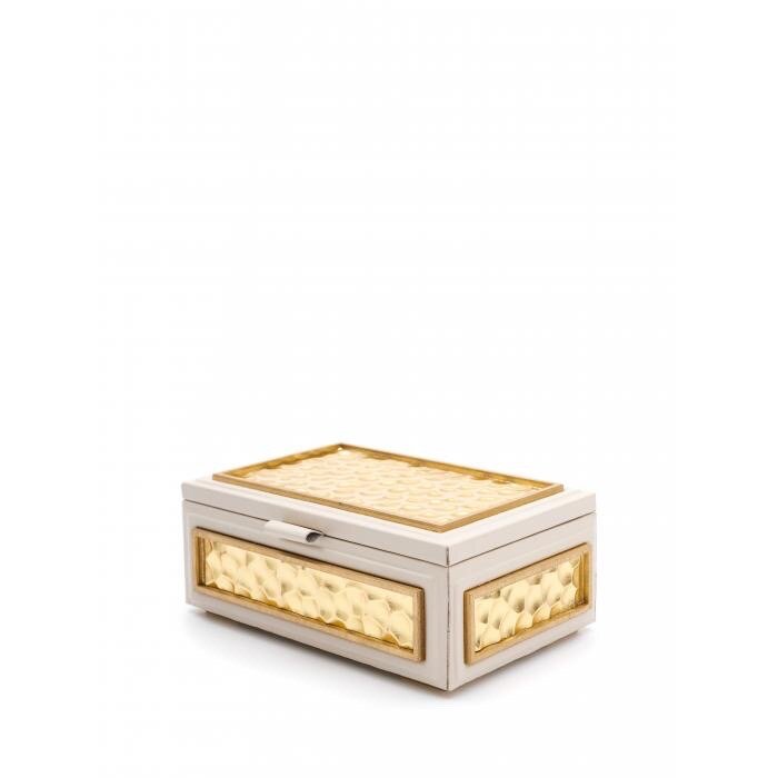 Шкатулка Makey Turtle, натуральная кожа, прямоугольная, 1 отделение