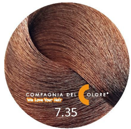 Compagnia del colore краска для волос 100 мл AMMONIA FREE 7.35
