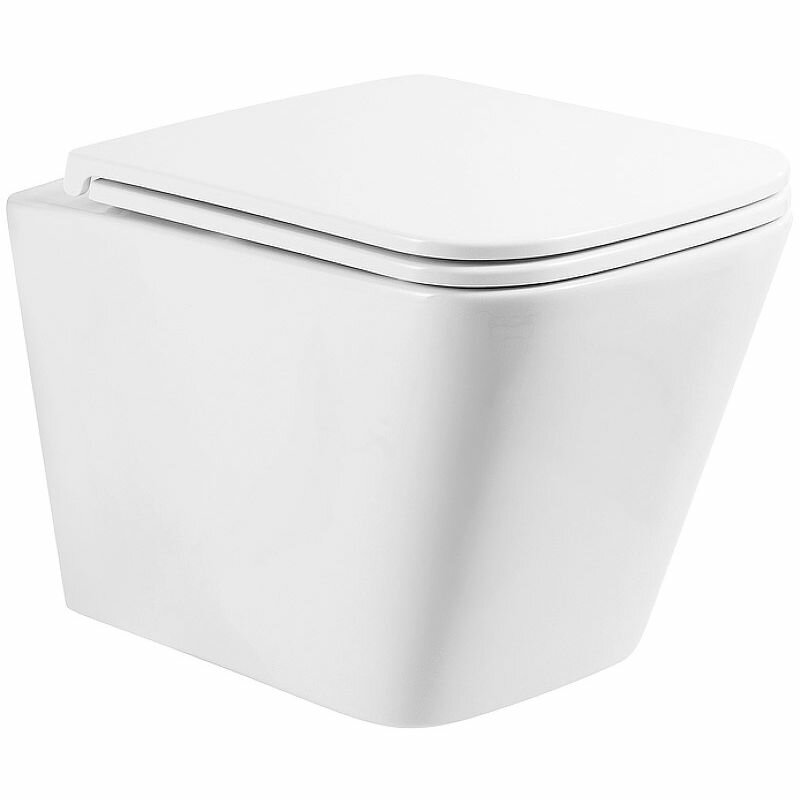 Чаша унитаза подвесного безободкового BelBagno (Бельбагно) Ardente-TOR, смыв Tornado P-trap, без крышки и сидушки BB520CH-TOR