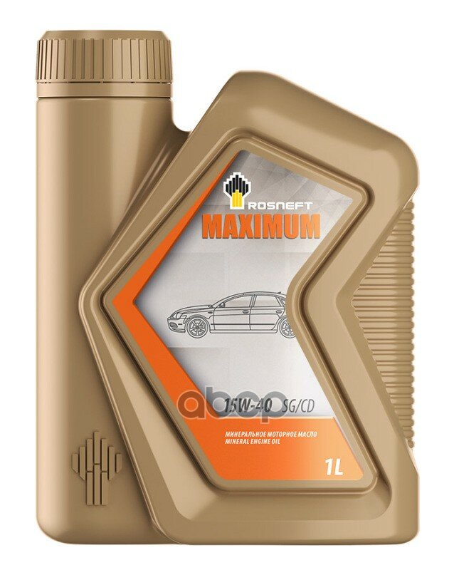 Rosneft Масло Моторное Rosneft Maximum 15W-40 Sg/Cd Кн 1Л