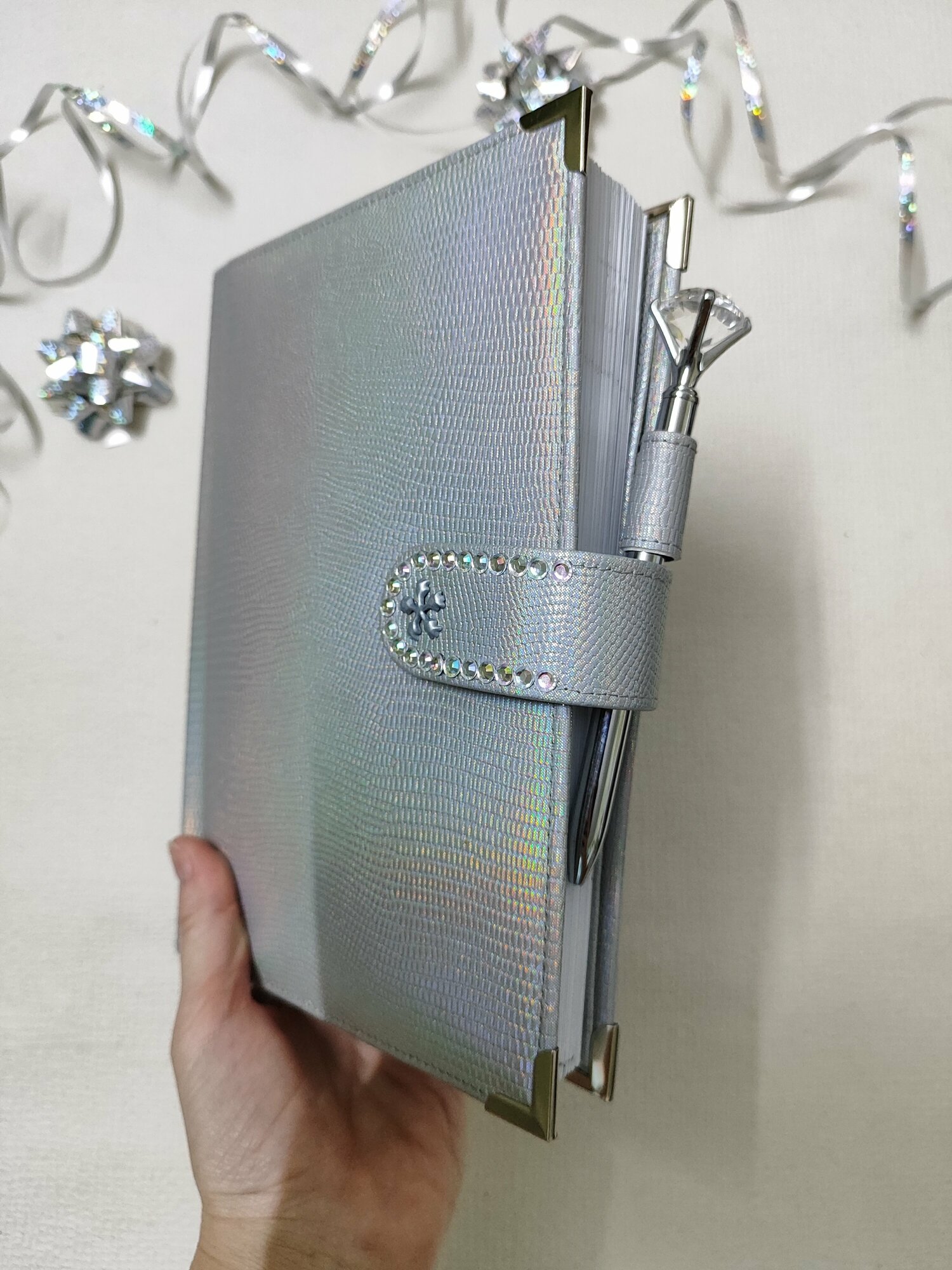 Недатированный планер "Winter Time", А5, в книжном переплёте, 160 л, обложка из искусственной кожи