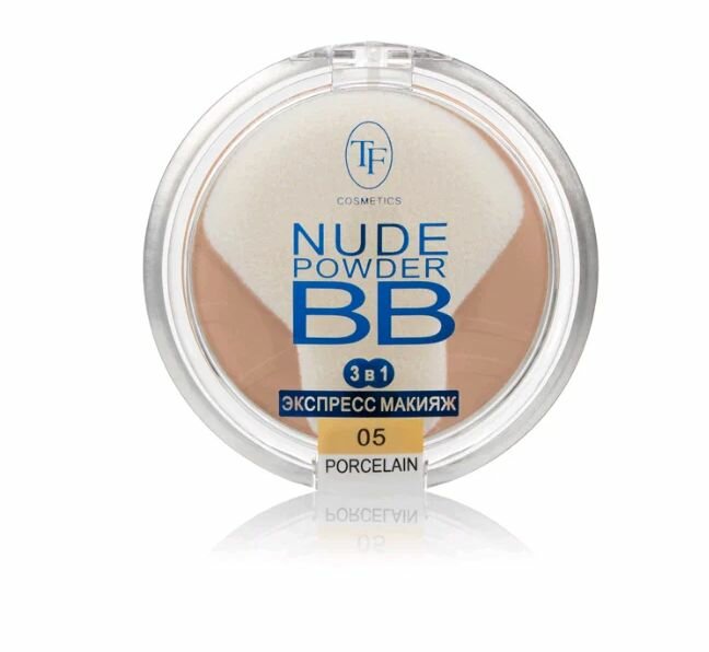 TF Cosmetics пудра компактная Nude Powder BB 3in1, 05 Фарфоровый