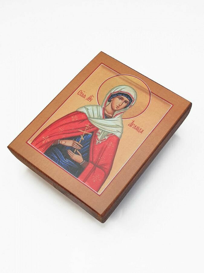 Икона Святая Аглаида (Аглая) Римская 10х12 см