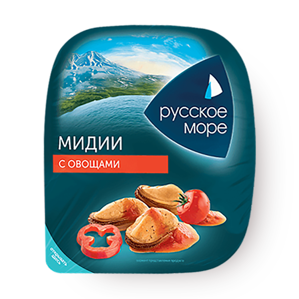 Мидии "Русское Море", с овощами, 150 граммов, 1 упак, 184 ккал