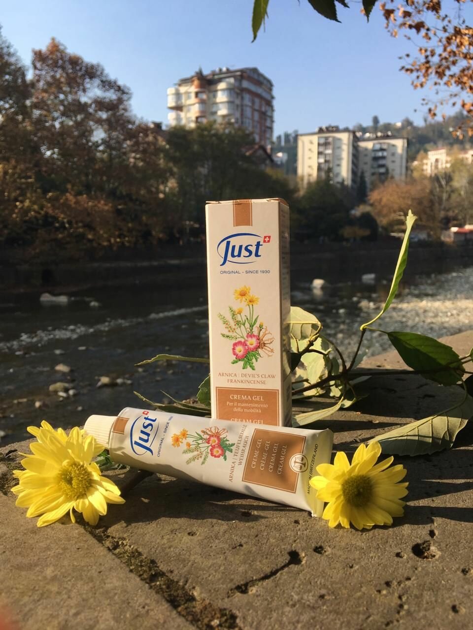 Крем Арника Just 100 мл из Швейцарии для суставов