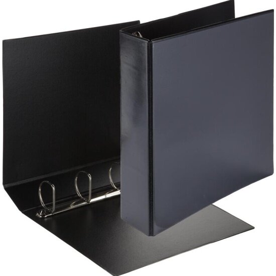 Папка Attache на 4-х кольцах Панорама 75мм черная