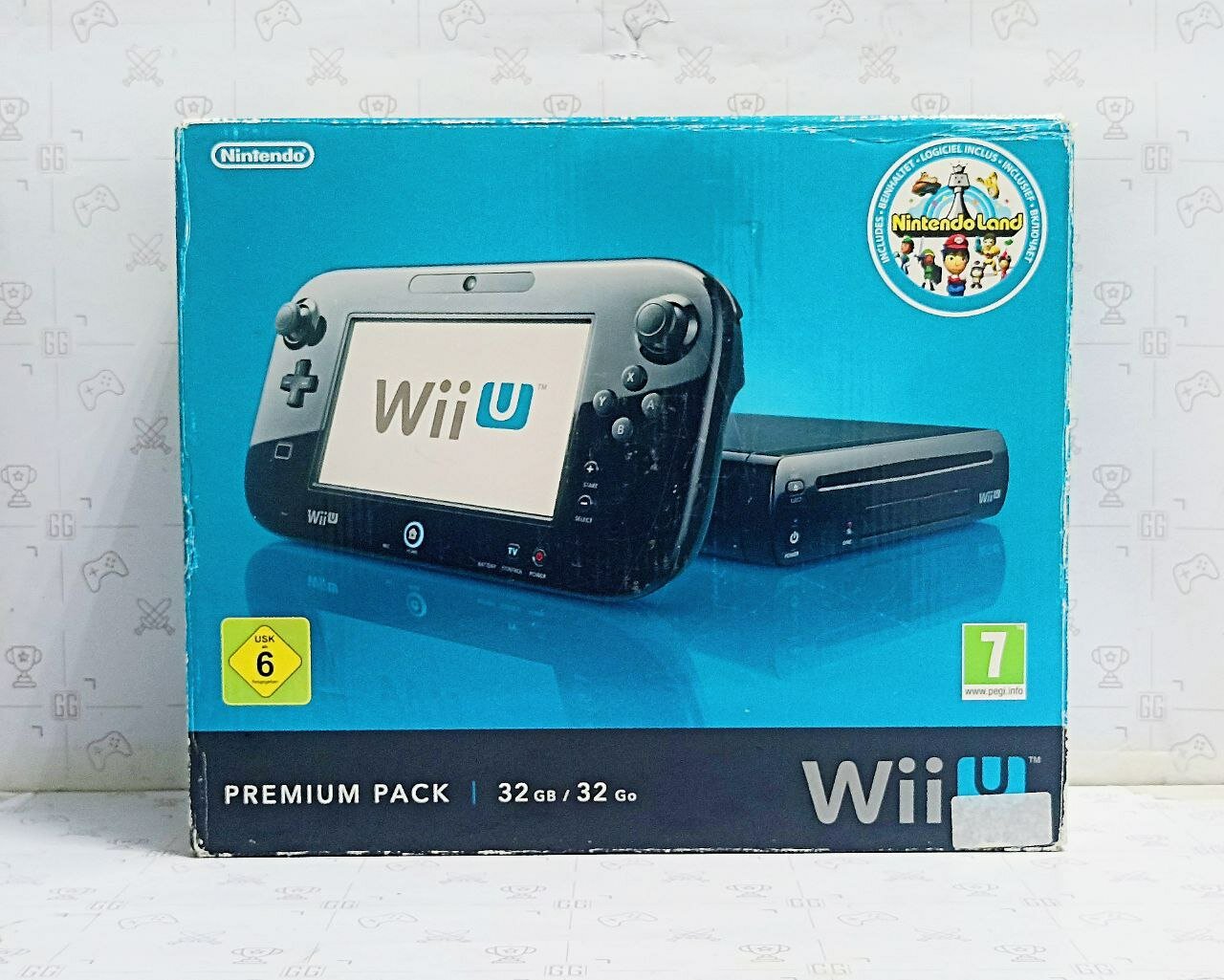 Игровая приставка Nintendo Wii U 32 GB Black В коробке