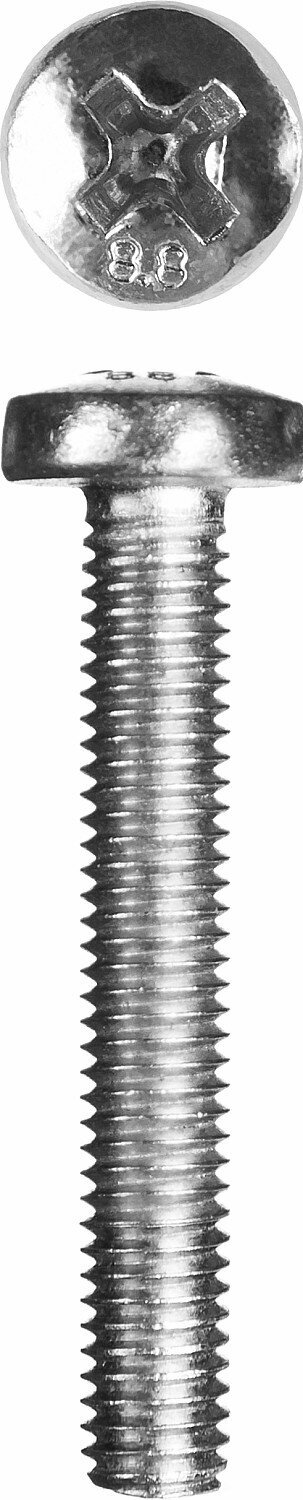 Винт ЗУБР M6x16мм, DIN 7985, кл. пр.8.8, 8шт 4-303156-06-016