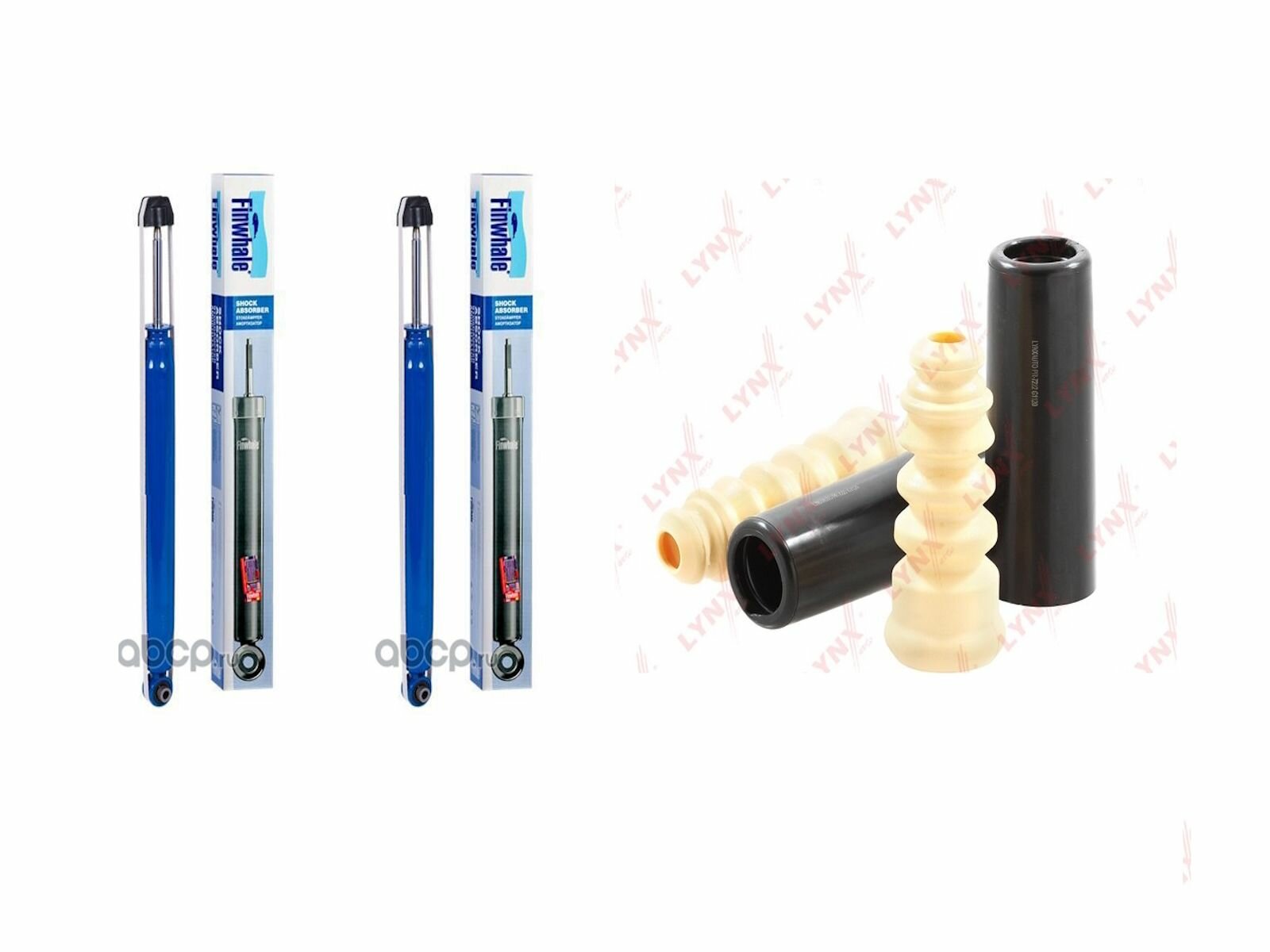 Задние амортизаторы Finwhale для Volkswagen Polo, Skoda Rapid, Фольсваген Поло, Шкода Рапид