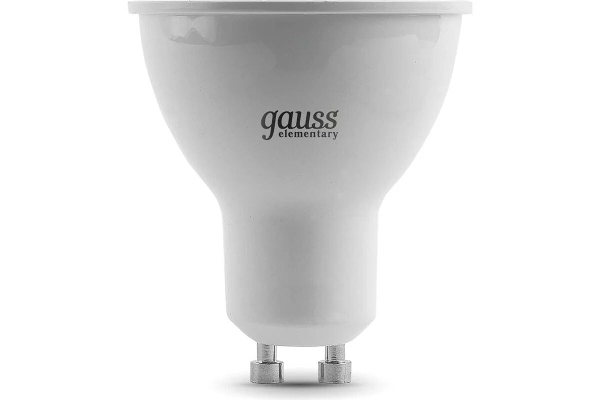 Gauss Elementary LED MR16 GU10 5.5W 4100K светодиодная лампа 13626 для дома
