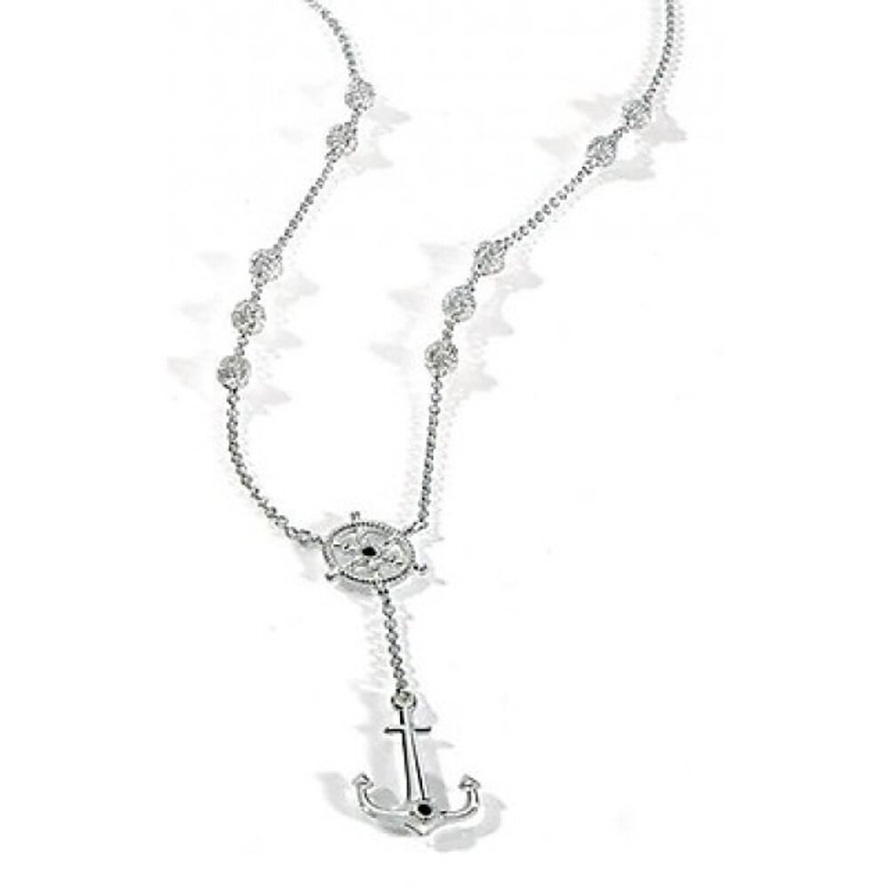Колье, серебро, 925 проба, родирование, оникс