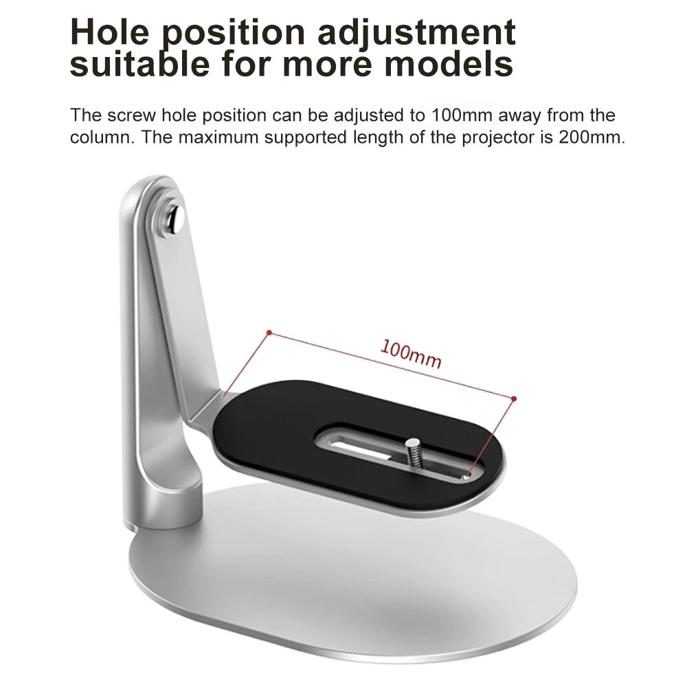 Потолочный стол, настенное крепление, многоугольная подставка для проектора, вращающаяся для мини-проектора XGIMI Xiaomi Mijia Play 3/MoGo 2 Pro/Halo+
