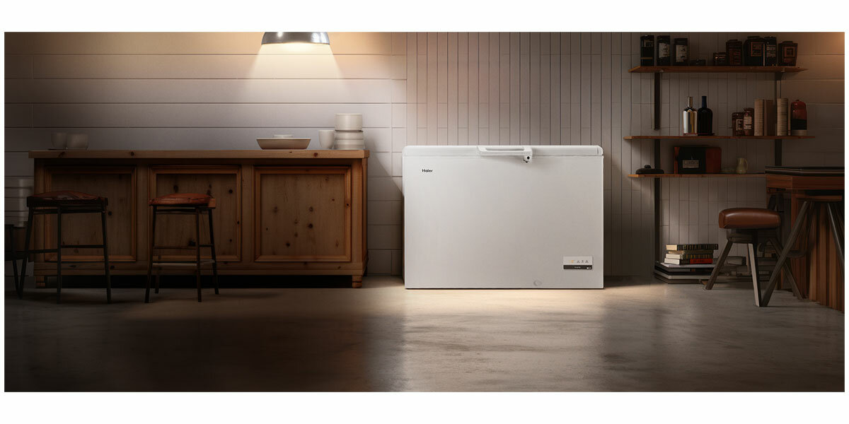 Морозильный ларь Haier HCE520RF, полезный объем 516 литров, белый — фото 1