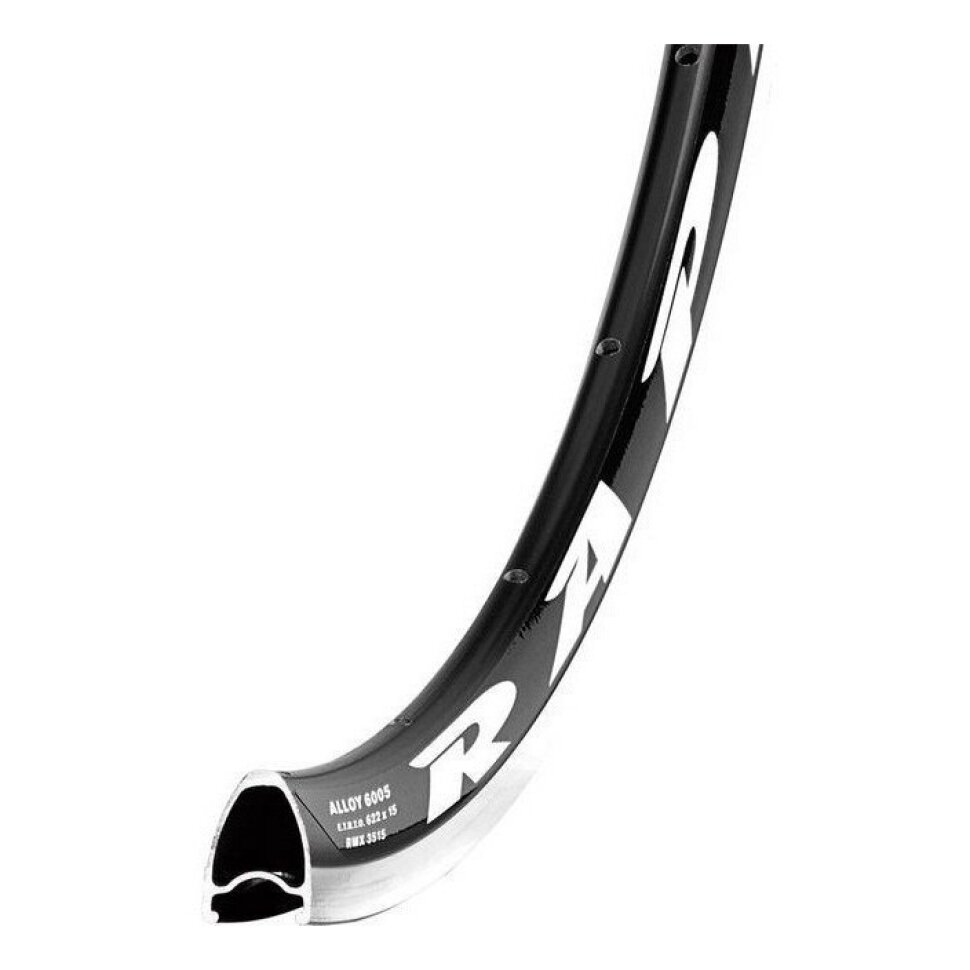 Обод 28” Remerx,“RAPID RX3515”, 622x15, 32 спиц, 545 гр, с индикатором износа, черный, f/v.
