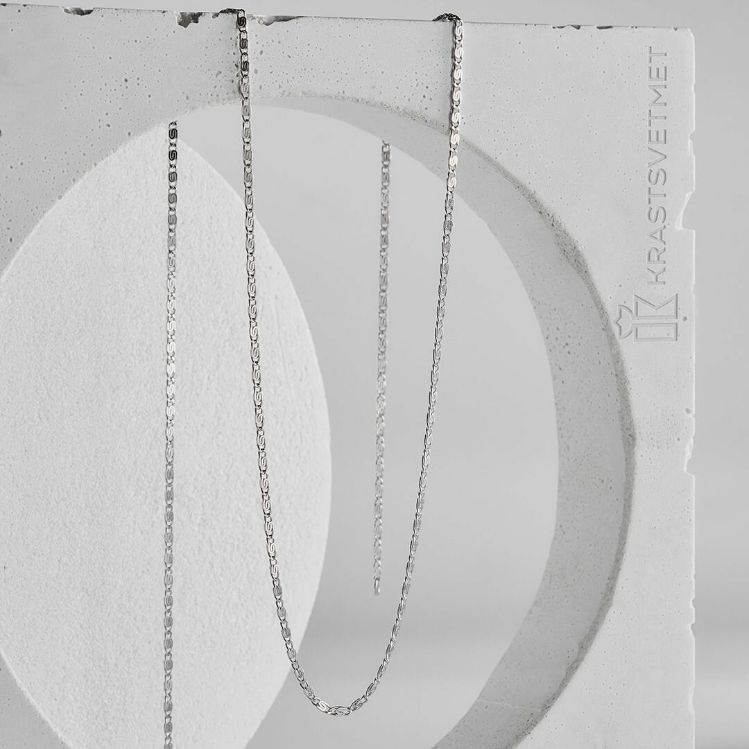 Цепь серебро, 925 проба, родирование