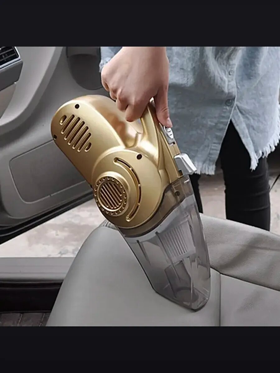 Автомобильный пылесос ручной c компрессором