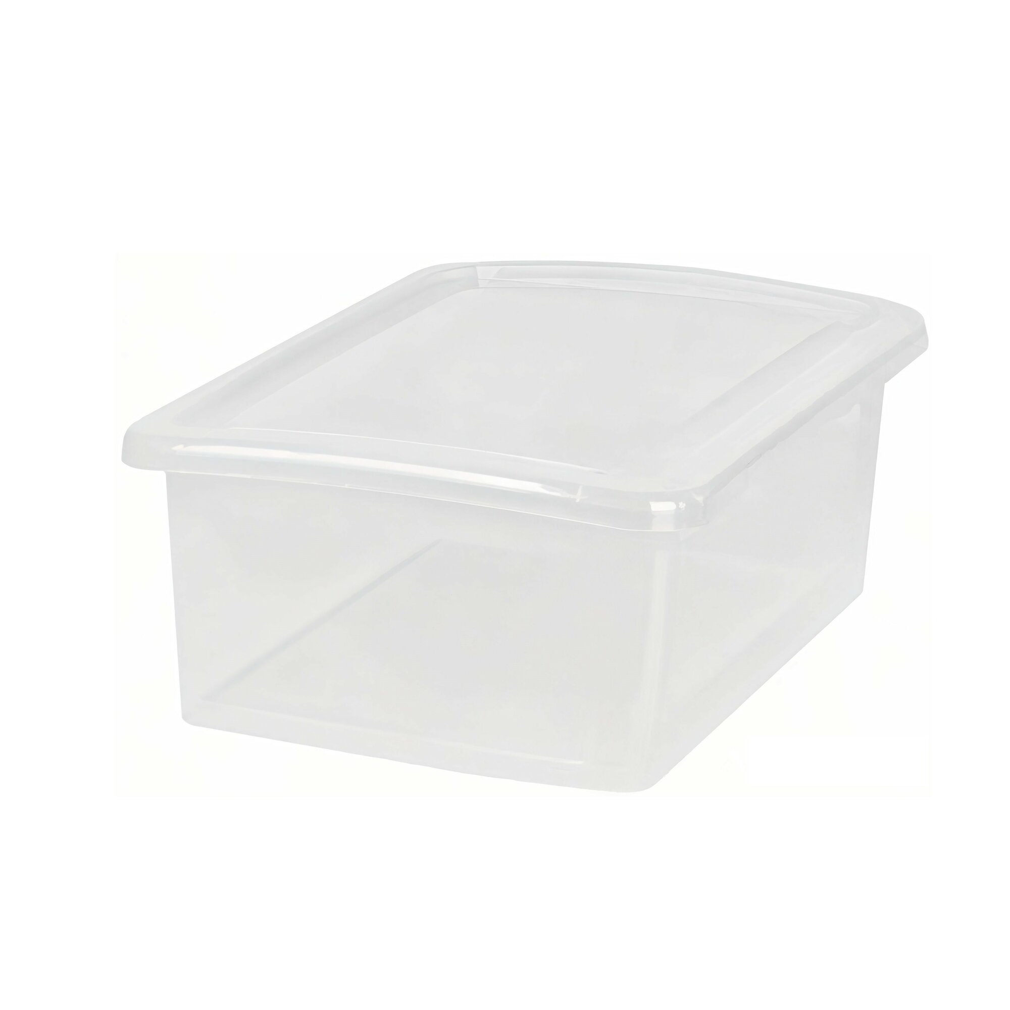 Контейнер для хранения с крышкой, прозрачный, пластик, 7л, 35x23.5x14.8см