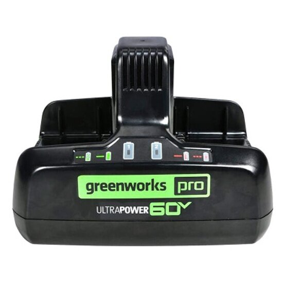 Зарядное устройство Greenworks для двух аккумуляторов Арт. 2954407, 60V, 10А