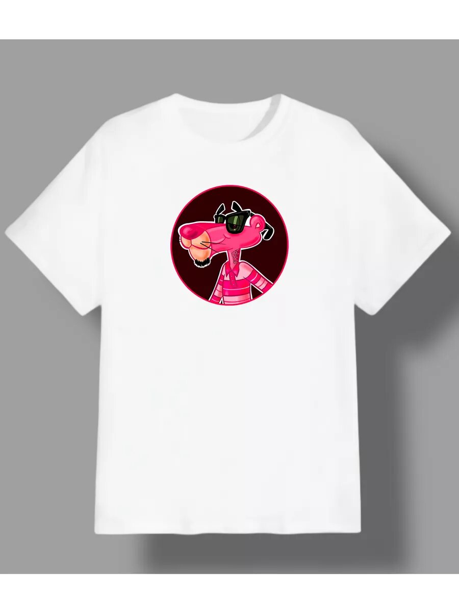 Футболка розовая пантера