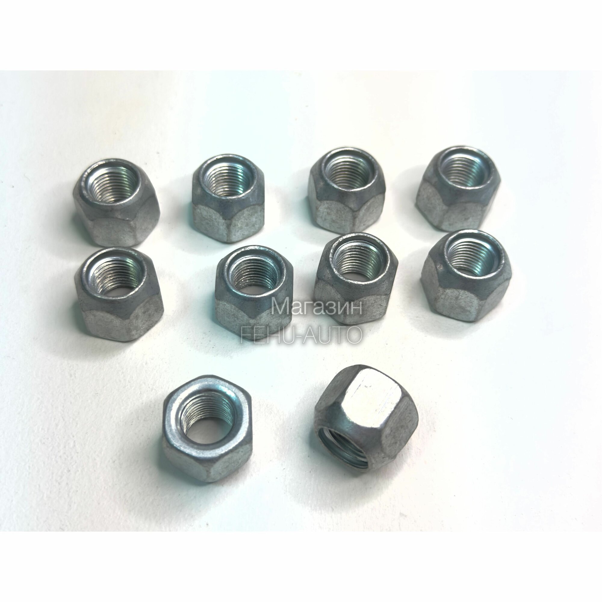 Гайка колеса М12*1,25 S19 со сферой 20 шт. (Нива, Ока)