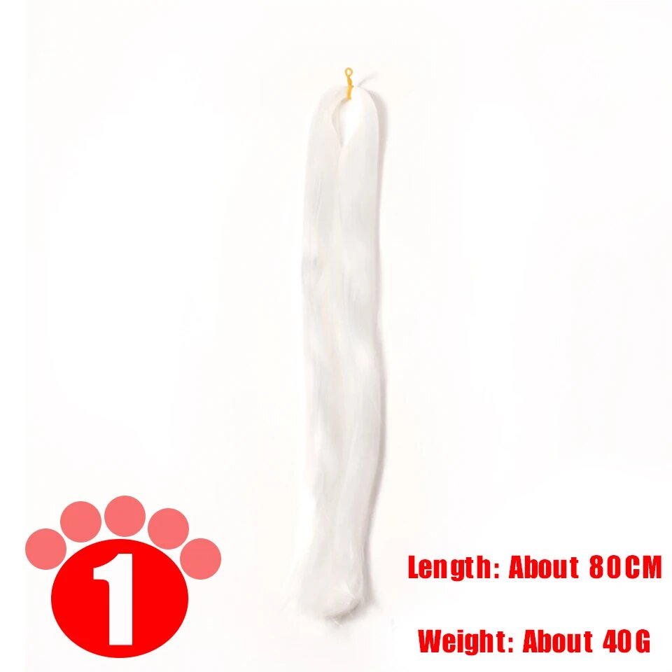 Парик для куклы BJD SD 80 см белый, Color: 1