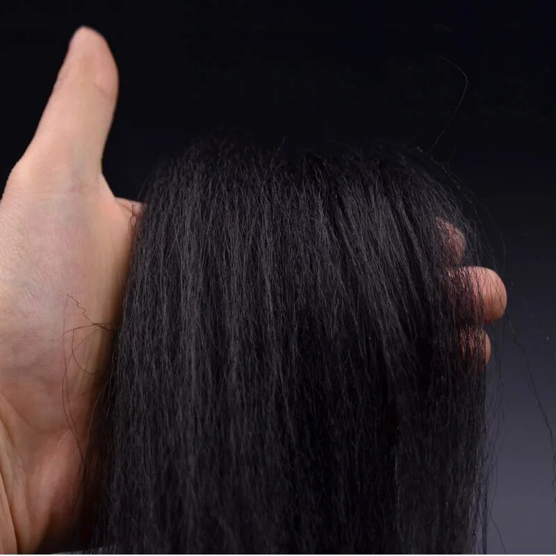 Стримеры из волокна CONTEMPLATOR Clouser Minnow Baitfish 9,8 дюйма 2 шт. Черный, черный