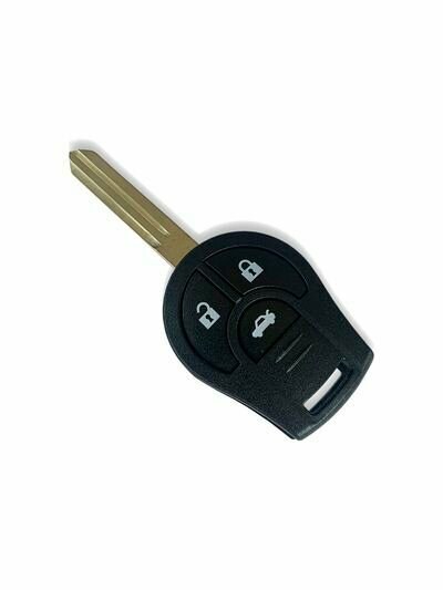Корпус на штатный ключ (N220) NISSAN 3 кнопки прямой лезвие NSN14